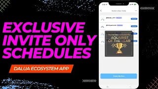 How To Apply For The Dalua Ecosystem Public Schedules – Dalua ...